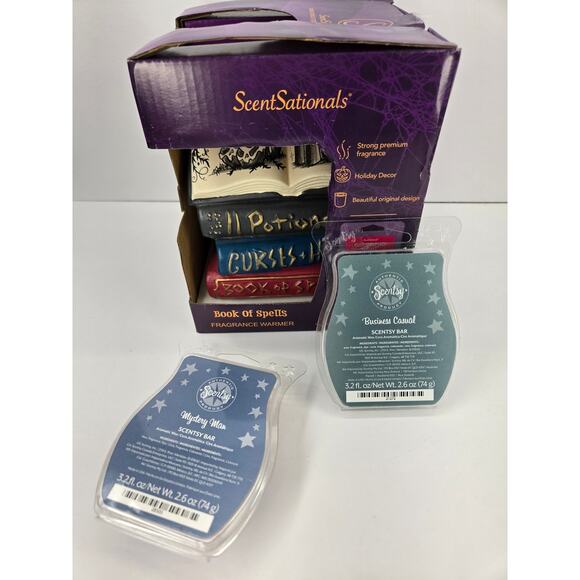 Scentsy | Accents | Scentsationals Book Of Spells Fragrance Wax Warmer ...